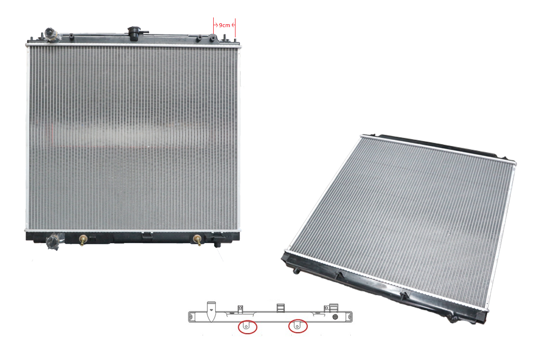 Radiator For Nissan Navara D40 Thai Built