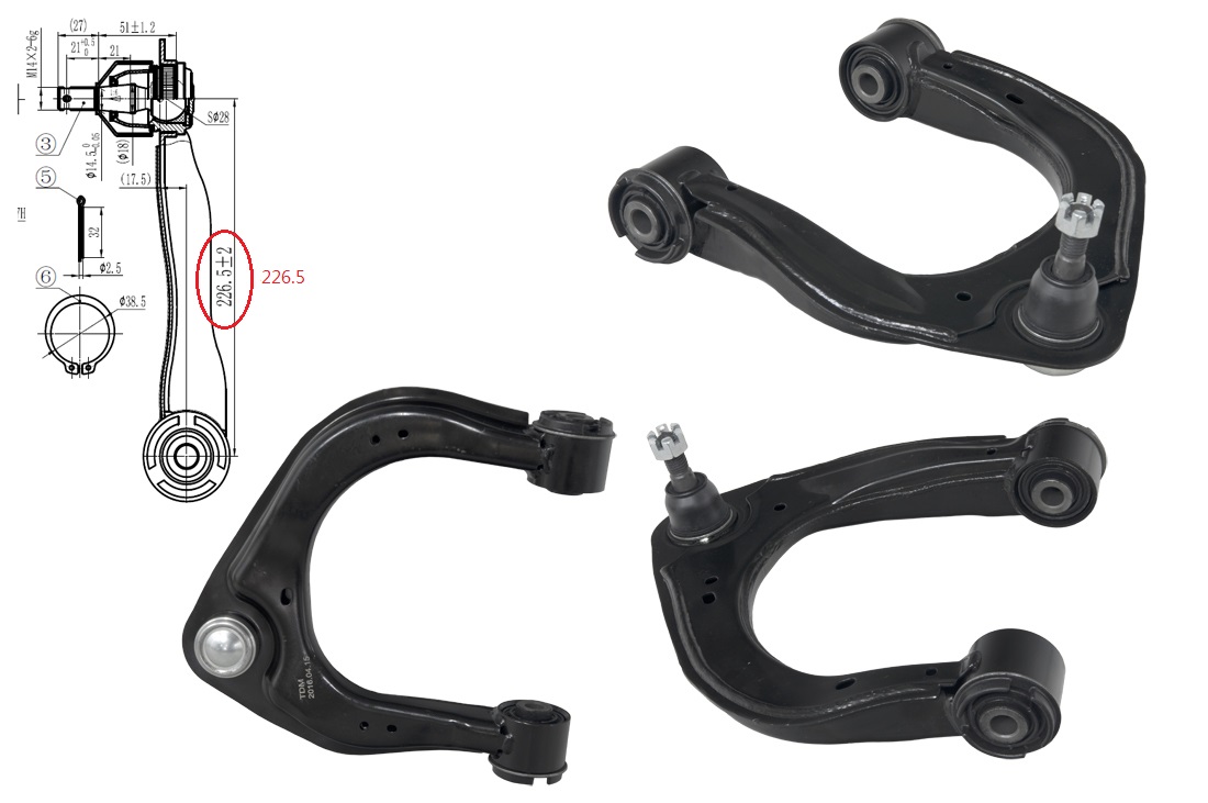 Front Upper Control Arm For Mazda BT50 Up